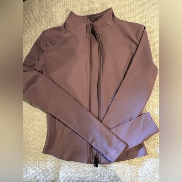 Jackets & Coats | Dusty Rose Form Fitting Work Out Jacket | Poshmark